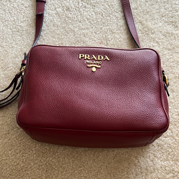 Bags | Red Prada Sling Bag Leather | Poshmark